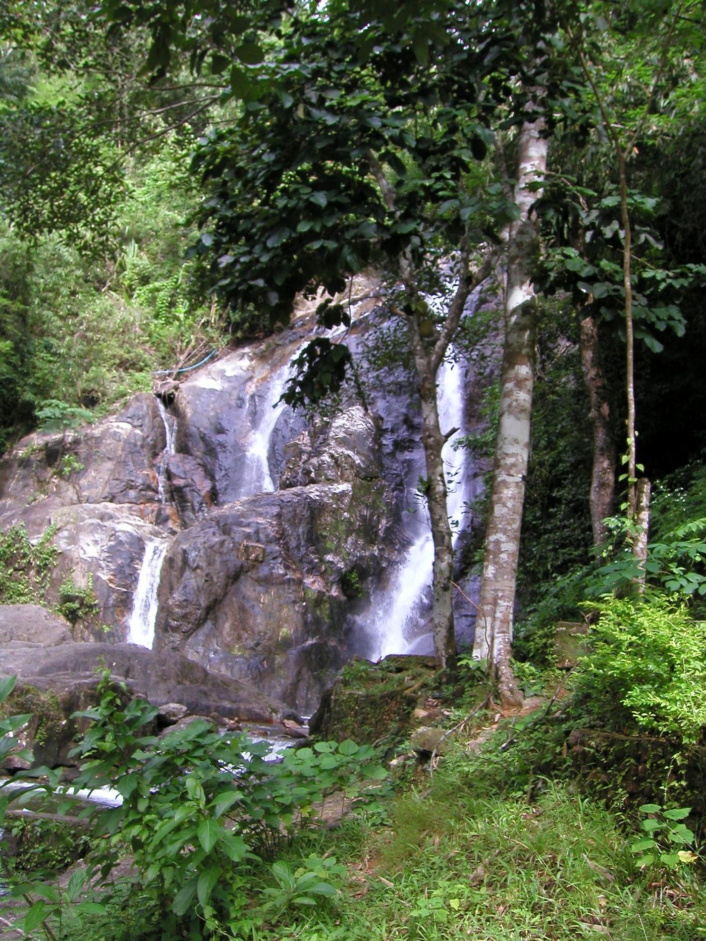 Ranong waterfall.